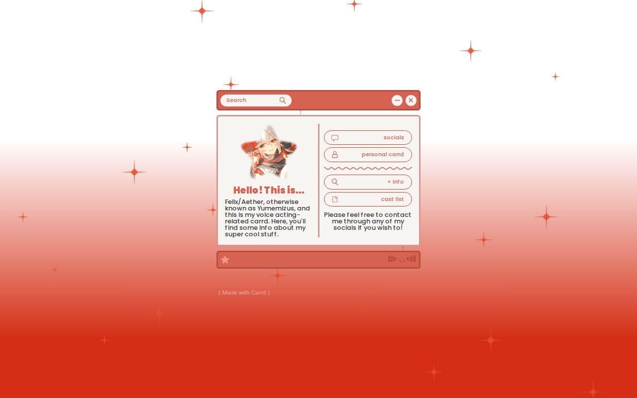 aether's voice acting carrd!